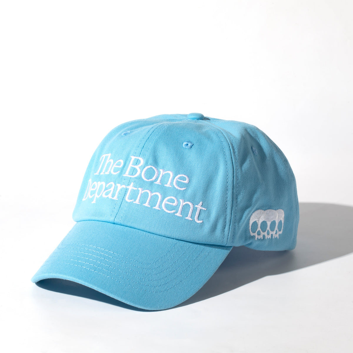 The Bone Department Cap - Light Blue – The Bone Museum